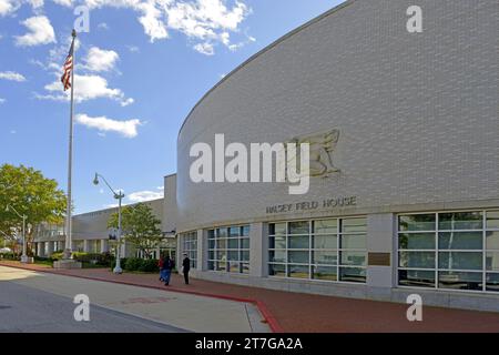 Halsey Field House at the campus of the Naval Acadamy in Annapolis ...