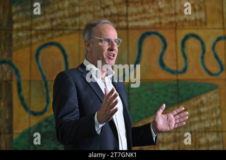 Canberra, Australia. 16th Nov, 2023. Greens Senator Nick McKim at a ...