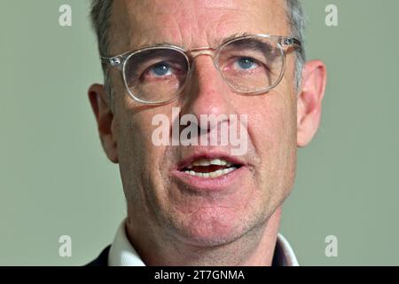 Canberra, Australia. 16th Nov, 2023. Greens Senator Nick McKim at a ...