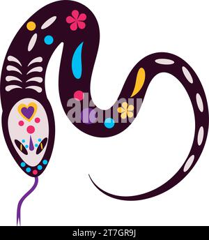 mexico alebrije snake Stock Vector Image & Art - Alamy