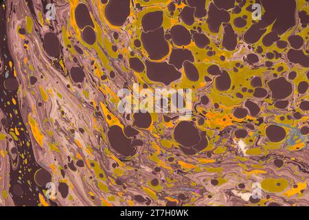 Traditional marbling artwork patterns as colorful abstract background ...
