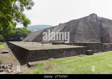 The pyramid of Tenayuca, the best-preserved Aztec temple Stock Photo ...