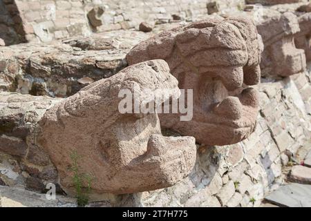 The pyramid of Tenayuca, the best-preserved Aztec temple Stock Photo ...