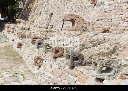 The pyramid of Tenayuca, the best-preserved Aztec temple Stock Photo ...