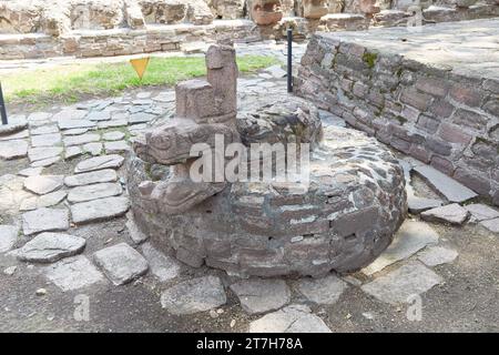 The pyramid of Tenayuca, the best-preserved Aztec temple Stock Photo ...
