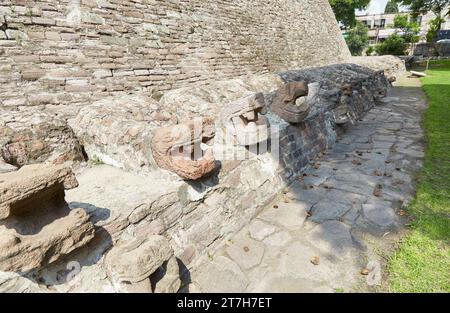 The pyramid of Tenayuca, the best-preserved Aztec temple Stock Photo ...