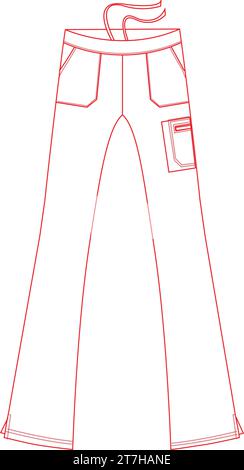 Medical Scrub Suit Design Template Stock Vector Image & Art - Alamy