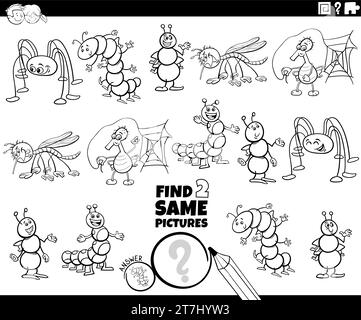 Insect Gnat Animal Coloring Page for Kids Stock Vector Image & Art - Alamy