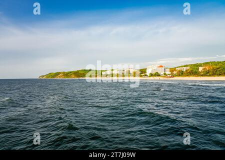 Beach near Misdroy in Poland. Natural coastal section on the Polish ...