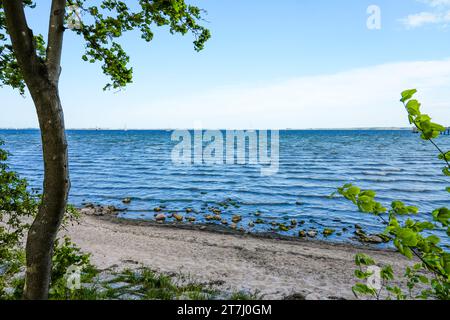 Landscape at Wendorf Beach near Wismar. View of the Baltic Sea Stock ...