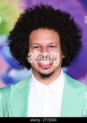 Eric Andre arrives at the premiere of "Trolls Band Together" on ...