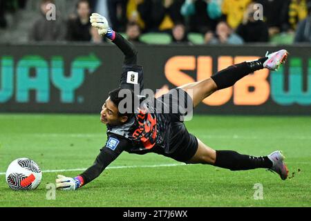 MELBOURNE, AUSTRALIA - NOVEMBER 16: Mitul Marma of Bangladesh during the 2026 FIFA World Cup ...