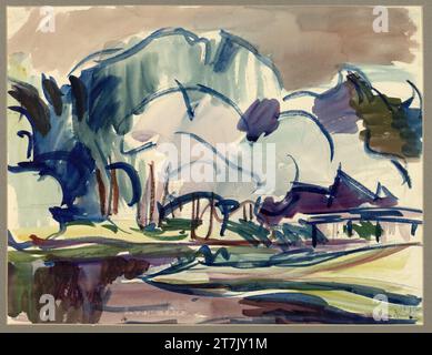 Robert Kohl Landscape. Watercolor Stock Photo - Alamy