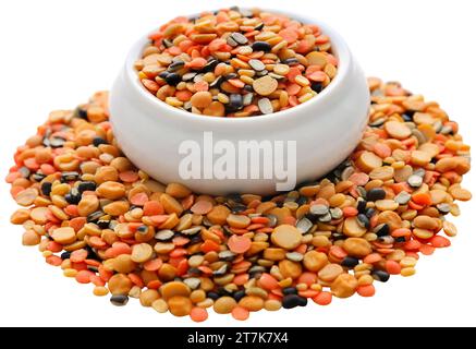Mixed daal in a bowl closeup and isolated Stock Photo - Alamy