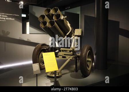 15cm Nebelwerfer 41 rocket launcher used by Germans to bomb allied ...