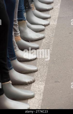 person standing on the feet, standpoint or point of view person ...