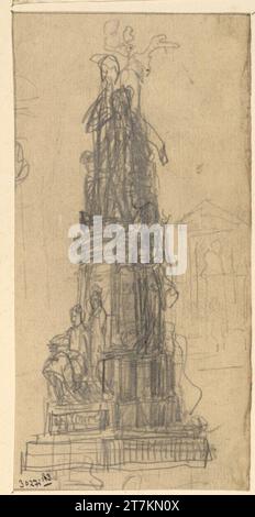 Architectural studies, Rudolf Weyr, Vienna 1847 - 1914 Vienna, drawing ...