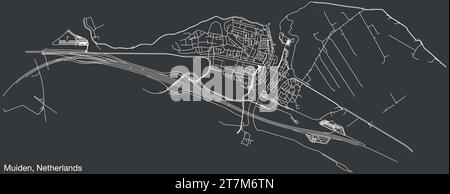 Street roads map of MUIDEN, NETHERLANDS Stock Vector Image & Art - Alamy