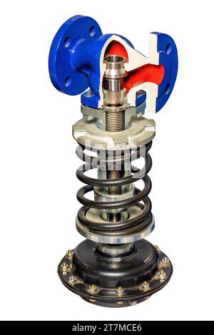 Pressure reducing valve to reduce and regulate high inlet pressure to ...