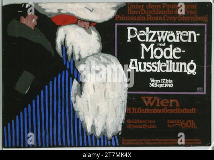 Louis Oppenheim Peldar and fashion exhibition; Vienna; 1910. Color 1910 ...