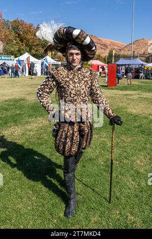 A reenactor dressed as Prince Otto of Germany at the Scots on the Rocks ...