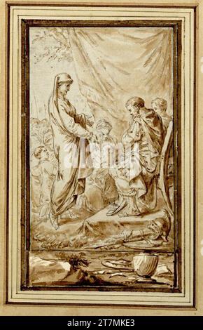 Bernhard Rode Illustrative stem drawings on Schröckh's general world history: XXI. Roman laws of ...