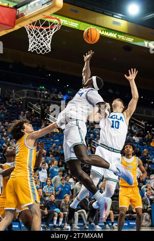 UCLA guard Lazar Stefanovic (10) brings the ball up court during the ...