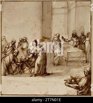 Domenico Cresti gen. Passignano St. Francis welcomes the bread of a ...