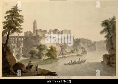 Klingenberg Castle on the Vltava, Lorenz Janscha, Radmannsdorf, Krain ...