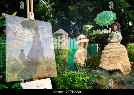 Pittsburgh, Pennsylvania, USA - Monet themed exhibit inside the Phipps ...