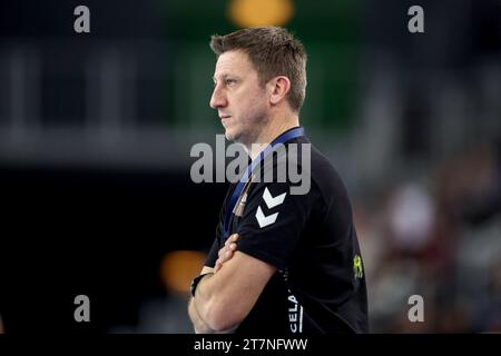 HC Zagreb Head Coach Andrija Nikolic speaks during a HC Zagreb press ...