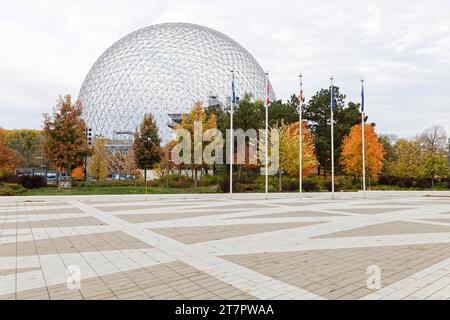 Biosphere, modern promenade design, Saint Helens Island, Montreal ...