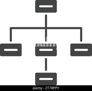 Draw Hierarchy icon vector image Stock Vector Image & Art - Alamy