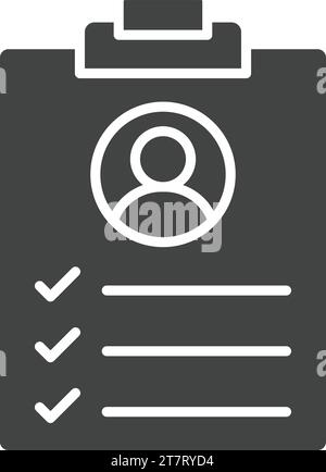 Job Description icon vector image Stock Vector Image & Art - Alamy