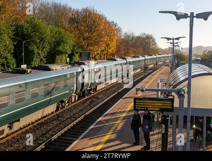 GWR Hitachi 800 class Inter City high speed trains at Paddington ...