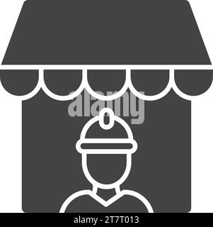 Labor Market icon vector image. Suitable for mobile application web ...