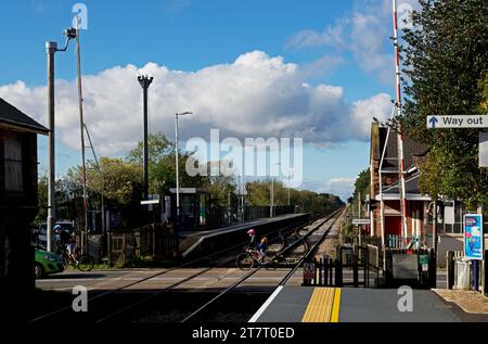 The railway station at Howden, East Yorkshire, England UK Stock Photo ...