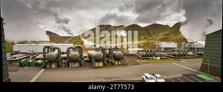 Hellisheidi Geothermal Power Plant, Hengill, Iceland Stock Photo - Alamy