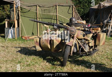 German WW2 motorcycle Stock Photo - Alamy