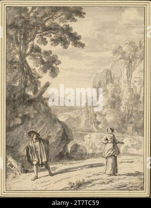 The way through the rock Swanevelt, Herman van 1601 - 1655 Etching ...
