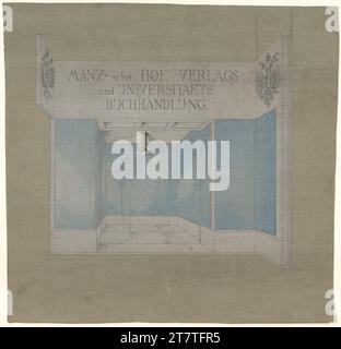 Adolf Loos (Entwerfer in) Bookstore Manz, Vienna I., Kohlmarkt 16 ...