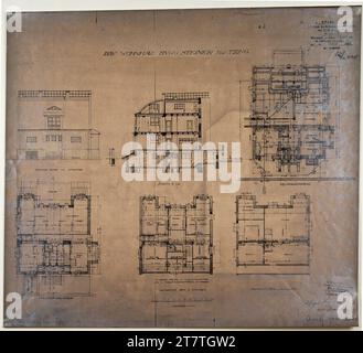 Adolf Loos (Entwerfer in) Haus Scheu, Vienna, floor plan, 1st floor ...