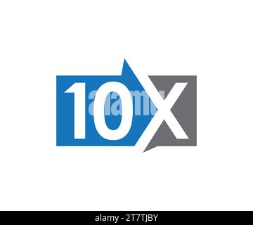 10x logo design Stock Vector Image & Art - Alamy