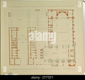Alfred Castelliz Vienna-Penzing, extension of the parish church of St ...