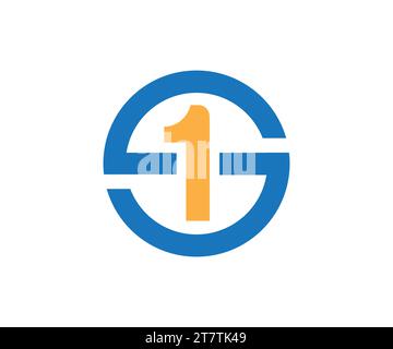 s1 logo design Stock Vector Image & Art - Alamy