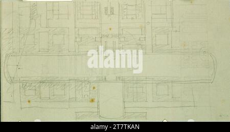 Dornach, Goetheanum, sketch for the general plan, Alfred Castelliz ...