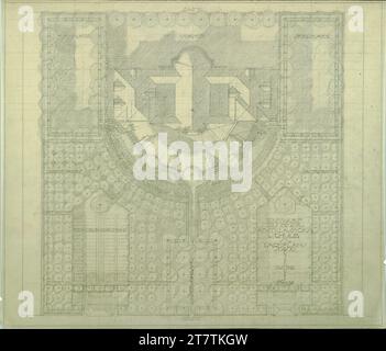 Draft for an 8-class school, situation plan, Alfred Castelliz (Celje ...