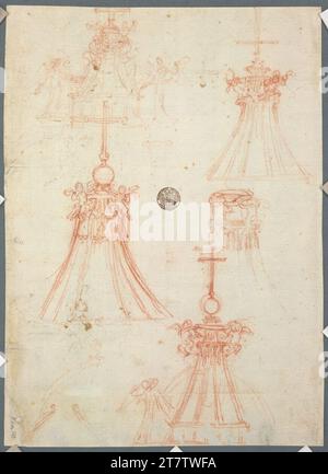 Gianlorenzo Bernini Rome, San Pietro in Vaticano, sketches for the ...