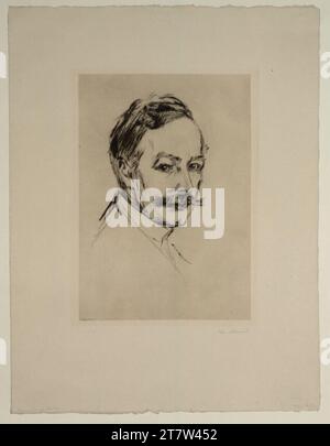 Dr. Max Linde. Edvard Munch (Norwegian, 1863-1944); printed by Otto ...