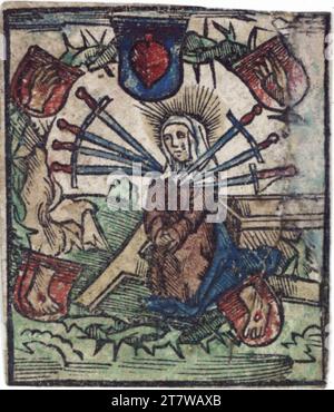 Anonym Pain nut. Woodcut, colored Stock Photo - Alamy